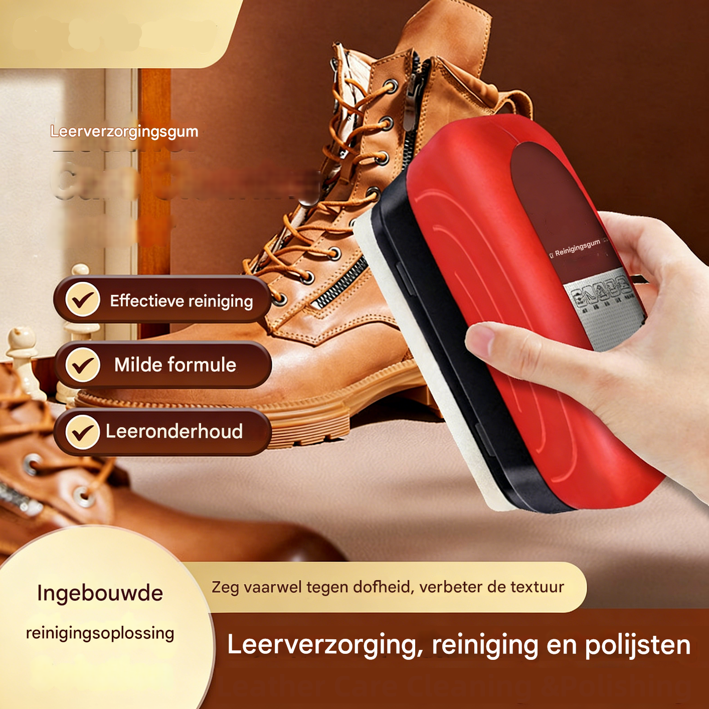 EverClean™ - Verwijder hardnekkige vlekken uit uw leer in seconden | 1 ...